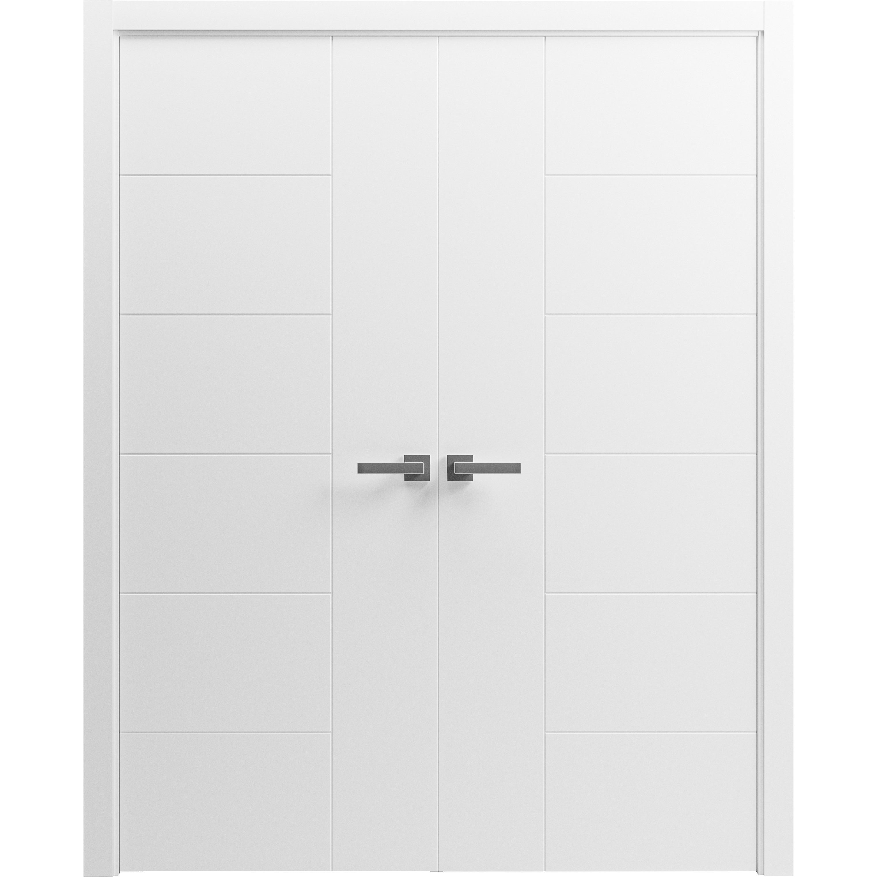 VDomDoors Panelled Wood French Doors - Wayfair Canada