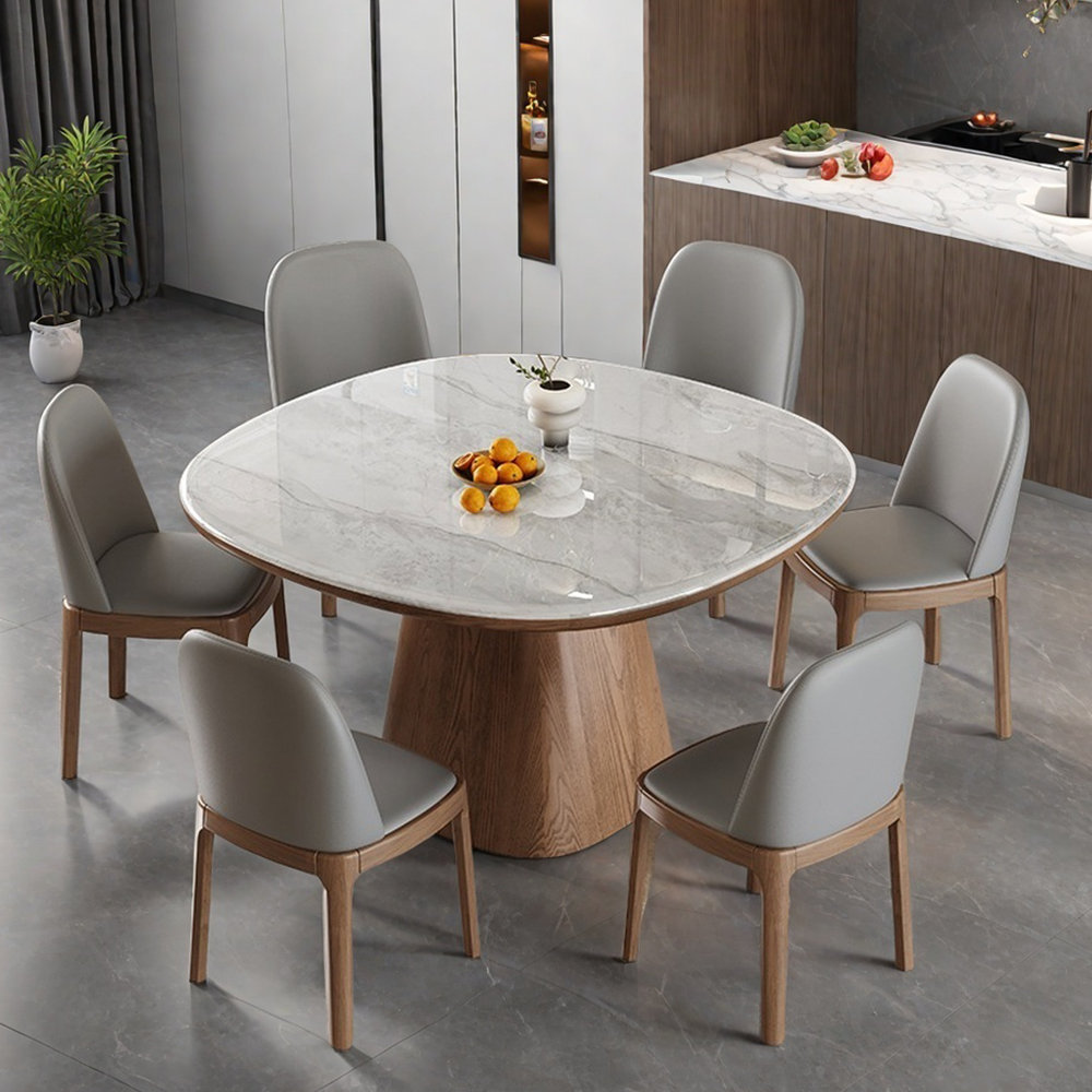 Elamer Simple modern home dining table set | Wayfair
