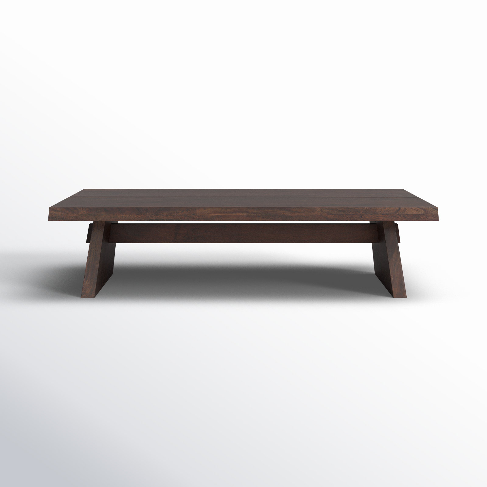 Birch Lane™ Carlo Acadia 58" Coffee Table In Coffee Bean | Wayfair
