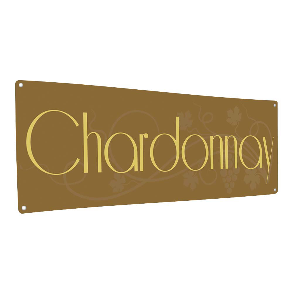 Gracie Oaks Chardonnay Grapes Metal Sign On Metal Print | Wayfair