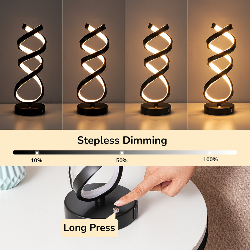 Wrought Studio™ Novelty Touch Control Led Table Lamp With Usb Ports ...