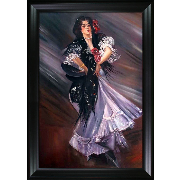 Overstock Art Portrait Of Anita De La Ferie The Spanish Dancer ...