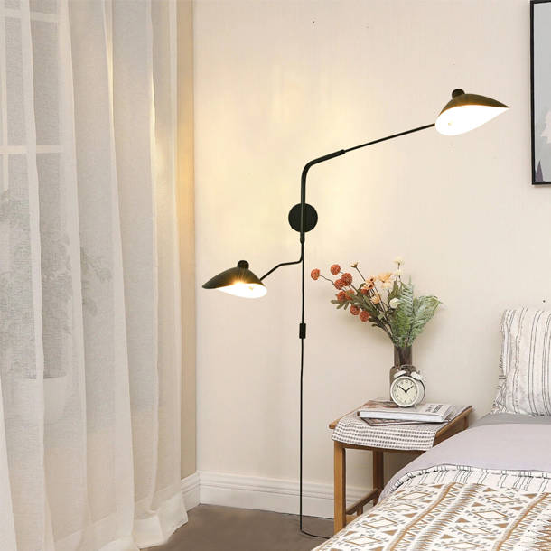 Ivy Bronx Anyuta Plug-in Swing Arm Sconce | Wayfair