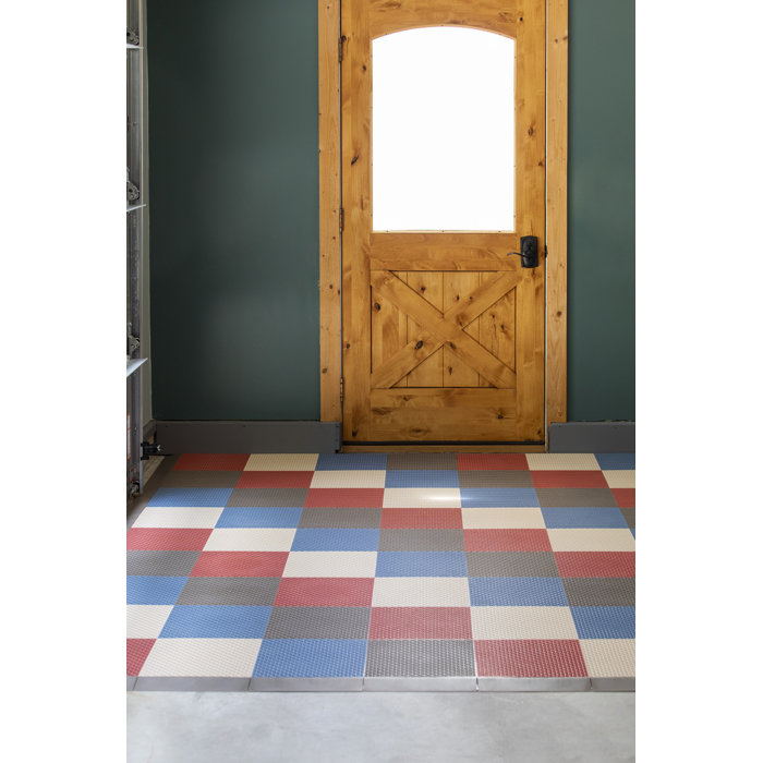 Master Mark Plastics Quix Tile Quix Interlocking Indoor/Outdoor Floor ...