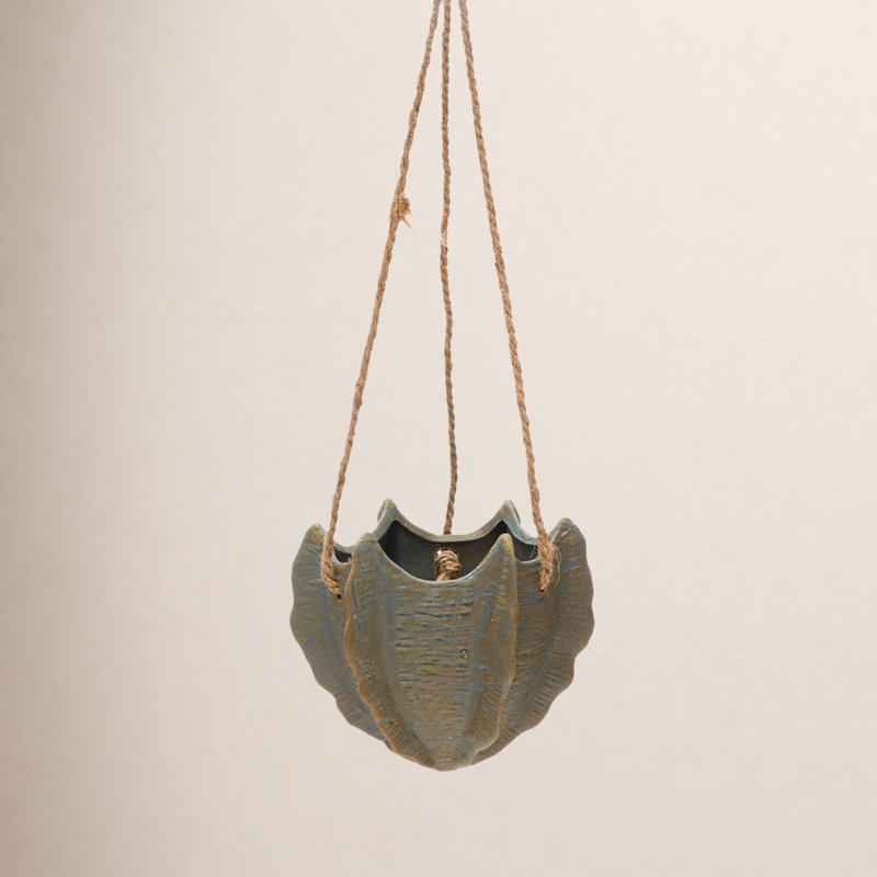 Joss & Main Cidni Ceramic Hanging Planter | Joss & Main