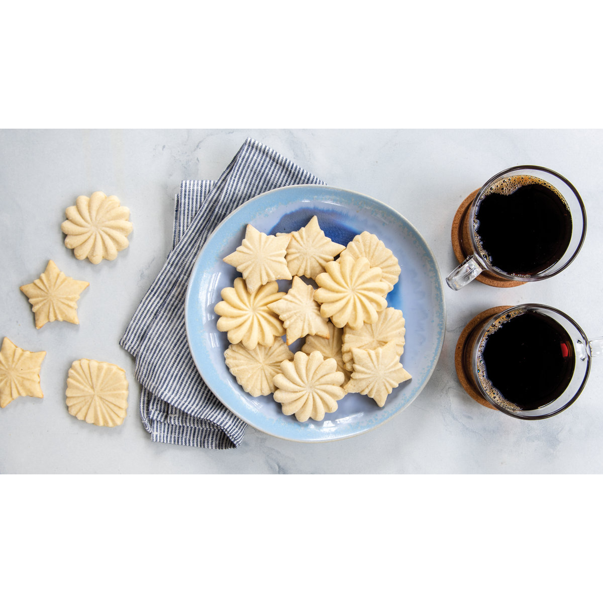 Nordic Ware Pretty Pleated Cookie Stamps & Reviews | Perigold