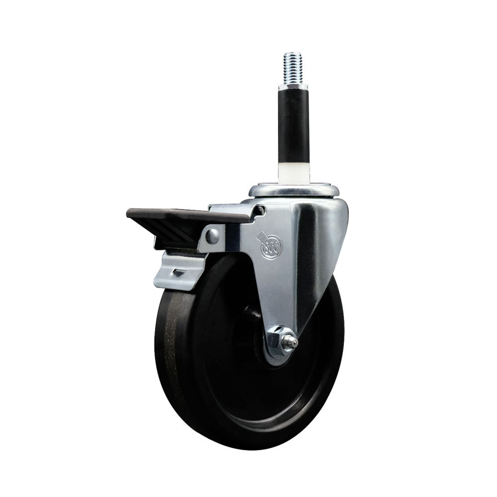 Service Caster Phenolic Swivel 7/8 Inch Expanding Stem Caster with ...