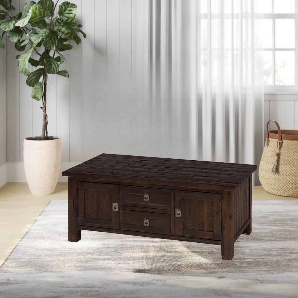 Union Rustic Table basse avec rangement Mariama et Commentaires ...