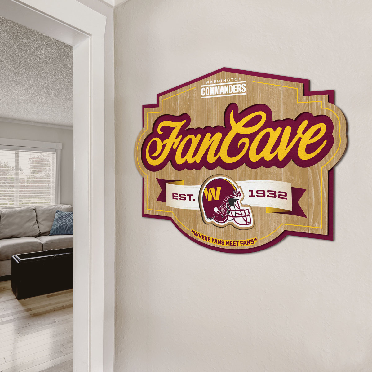 YouTheFan NFL Fan Cave Sign | Wayfair