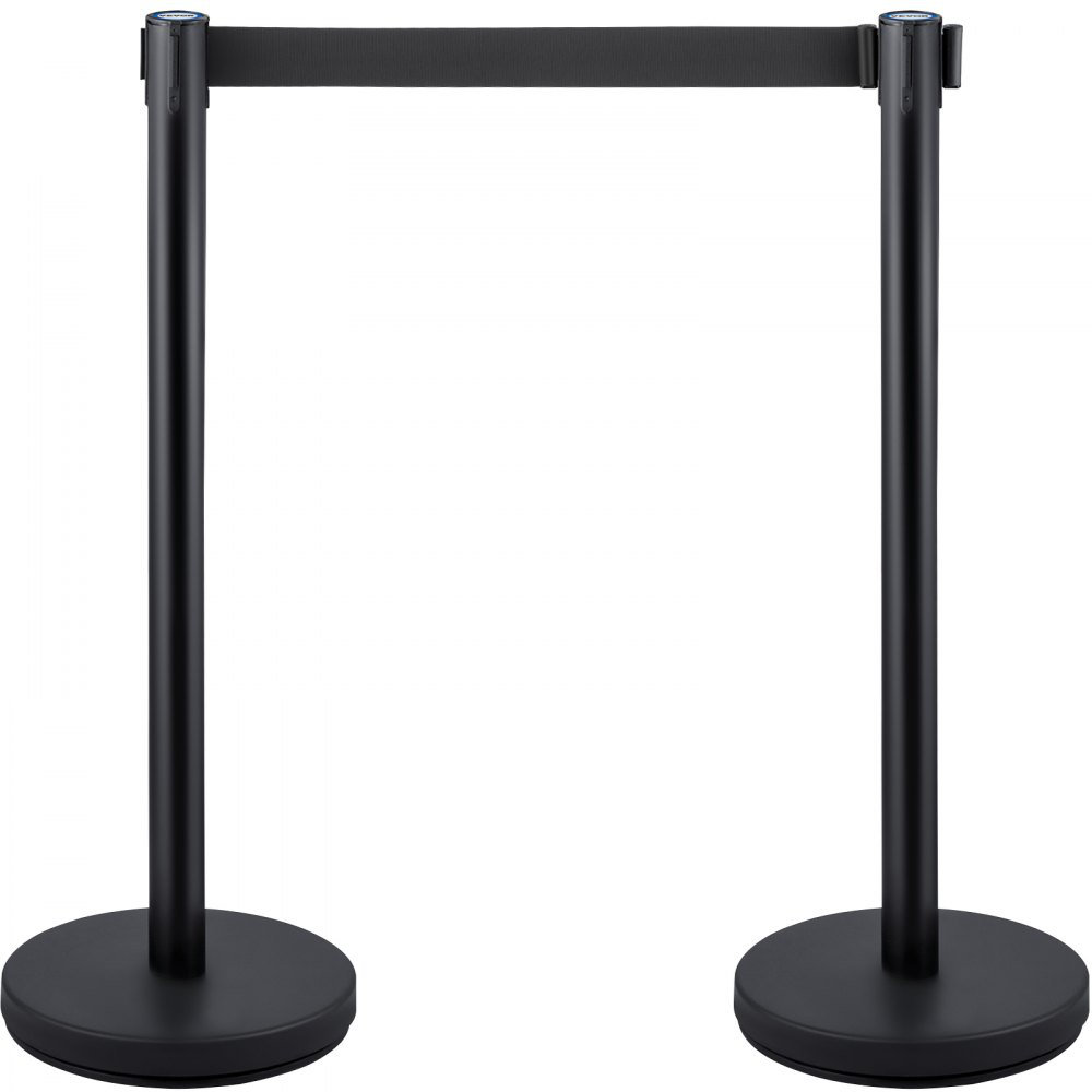 VEVOR Crowd Control Stanchions, Solid Base Crowd Control Barriers with ...