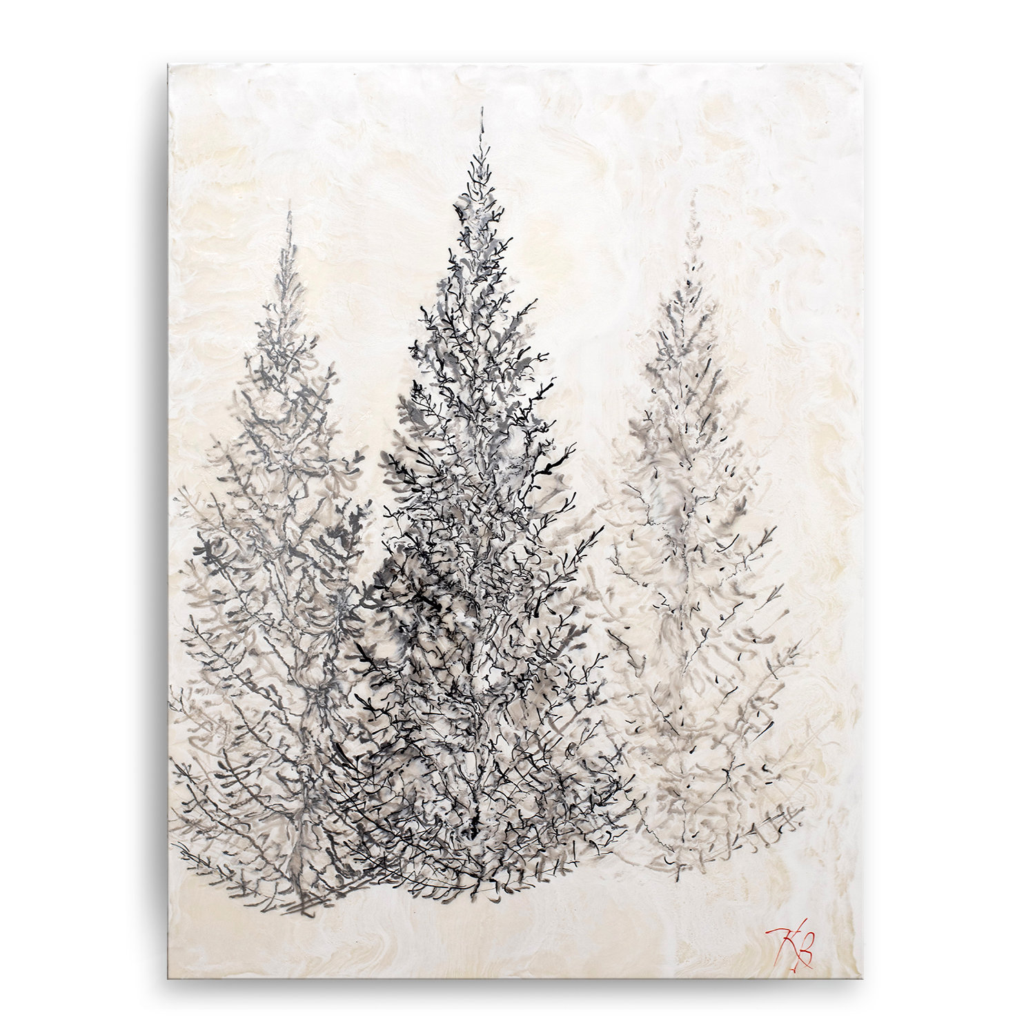 Loon Peak® Monoscape I by Karen Biery - Wrapped Canvas Painting Print ...