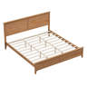 Ebern Designs Modern Solid Wood Platform Bed With Sturdy Wooden Slats ...