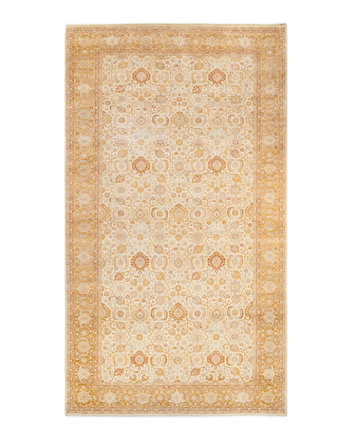 The Twillery Co. Keller One-of-a-Kind Traditional Hand-Knotted Beige ...