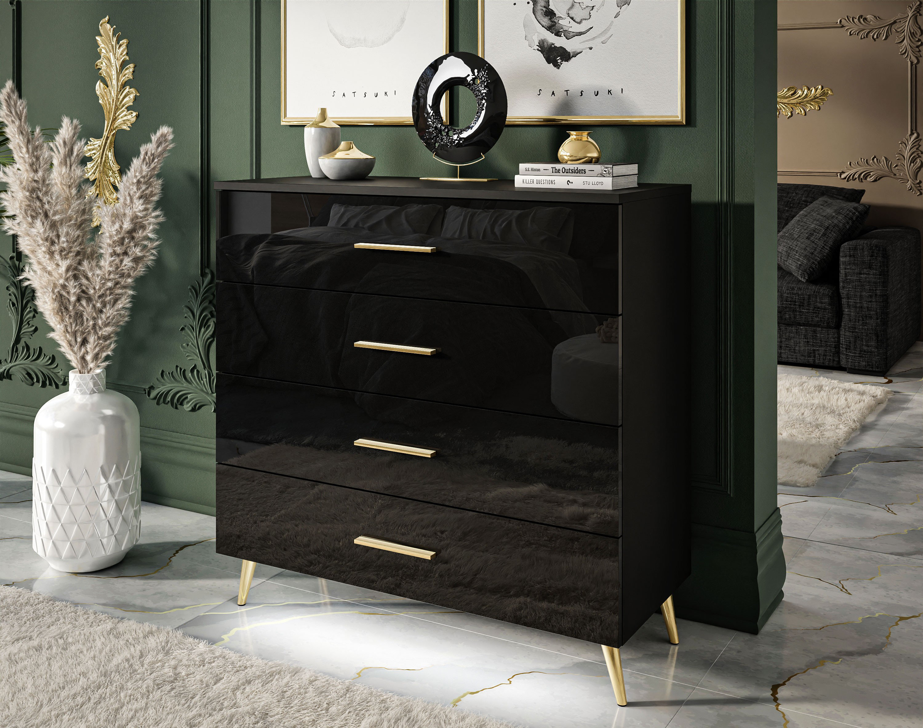 Fairmont Park Khronos 4 Drawer 95Cm W Chest of Drawers | Wayfair.ie