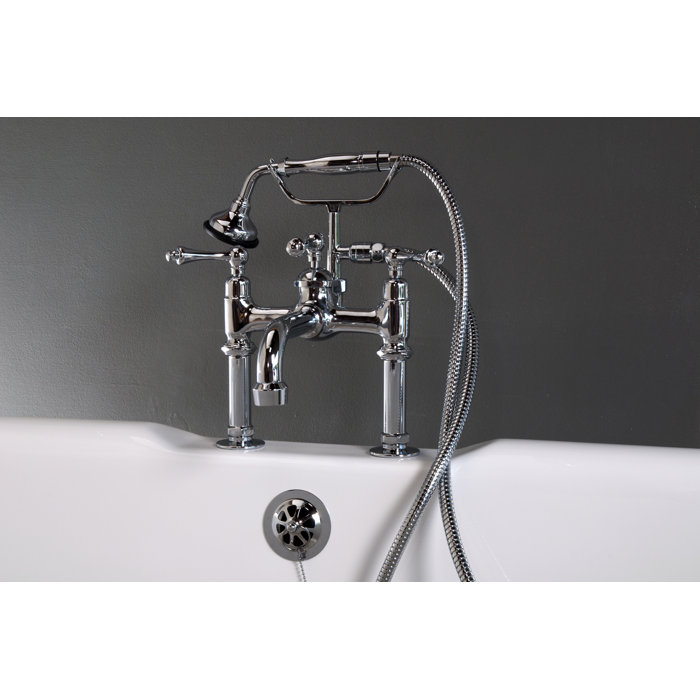 Strom Living P1076 All-Metal Deck Mount Telephone Faucet with Lever ...
