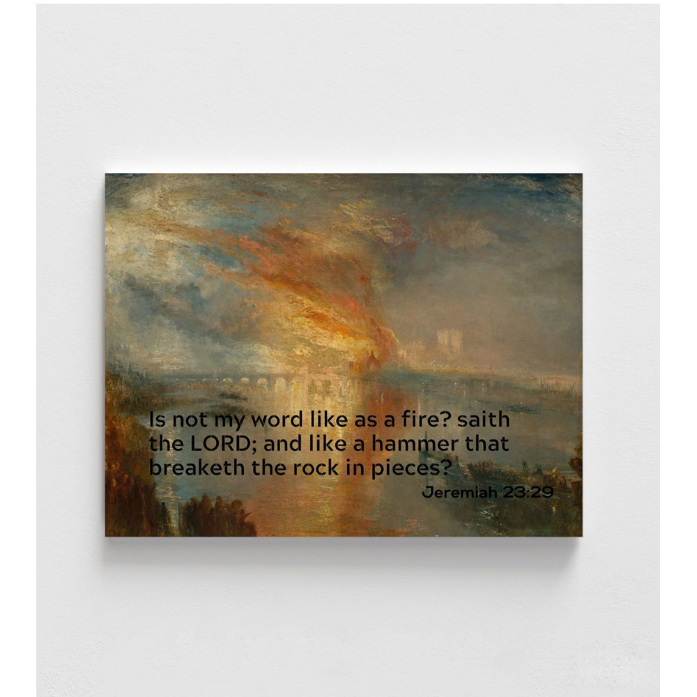 WeFrameArt Houses Of Lords And Commons By Joseph Mallord William Turner ...