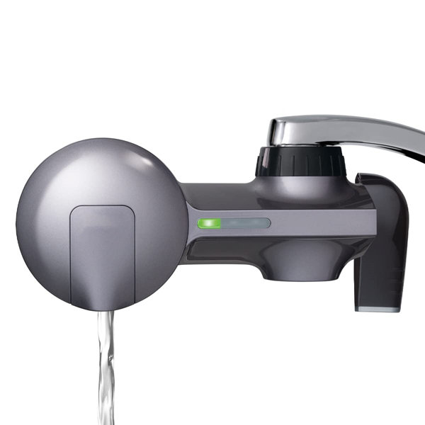 MODERN WALLS LLC Horizontal Faucet Mount Water Filtration System With 3 ...