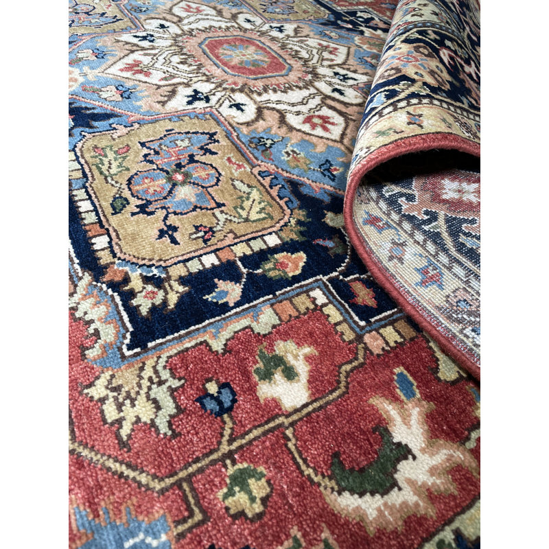 Continental Rug Company Royale Heriz Hand-Knotted Wool Indoor Area Rug ...