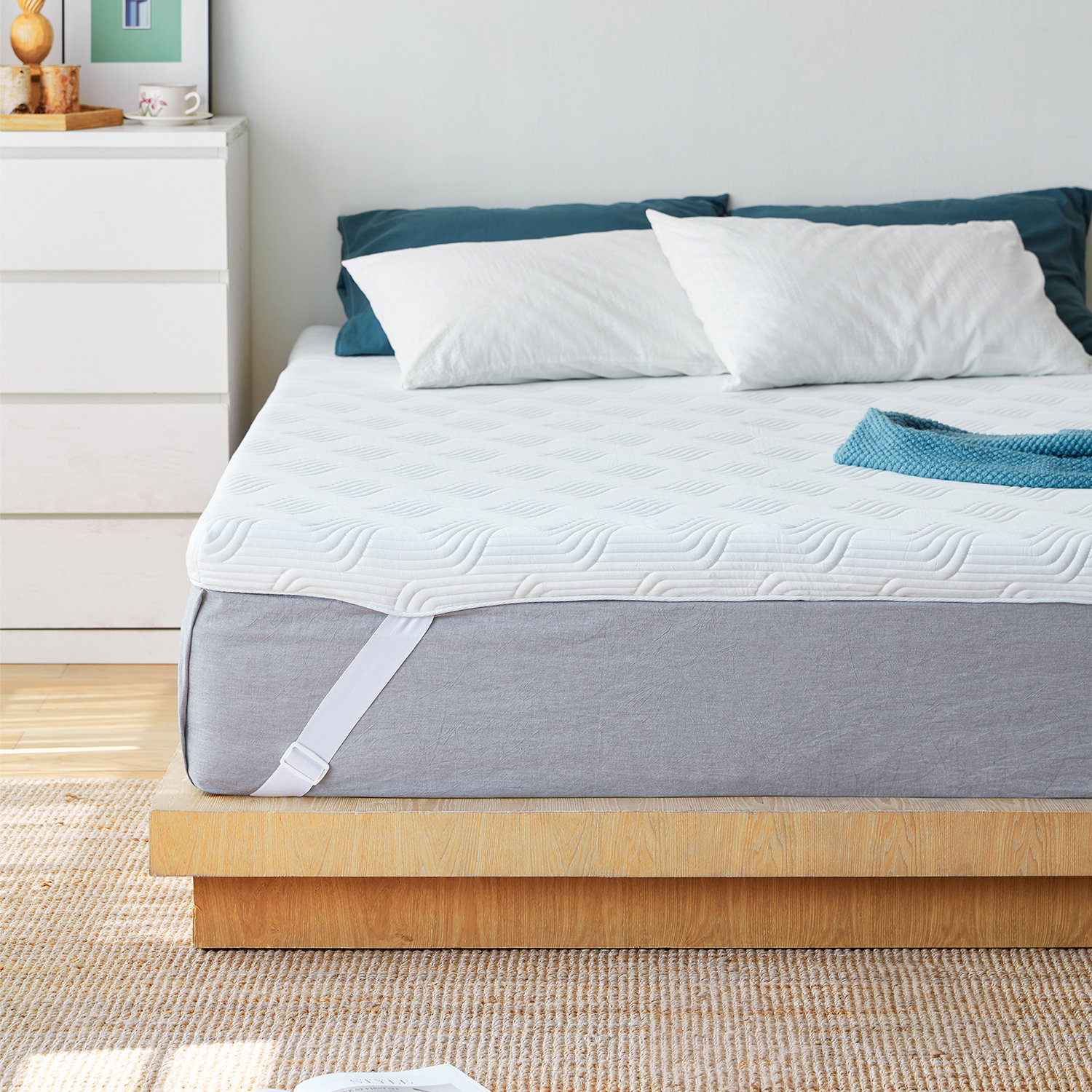 Latitude Run® 3Inch Cooling Gel Infused Bed Topper With Tencel Cover ...