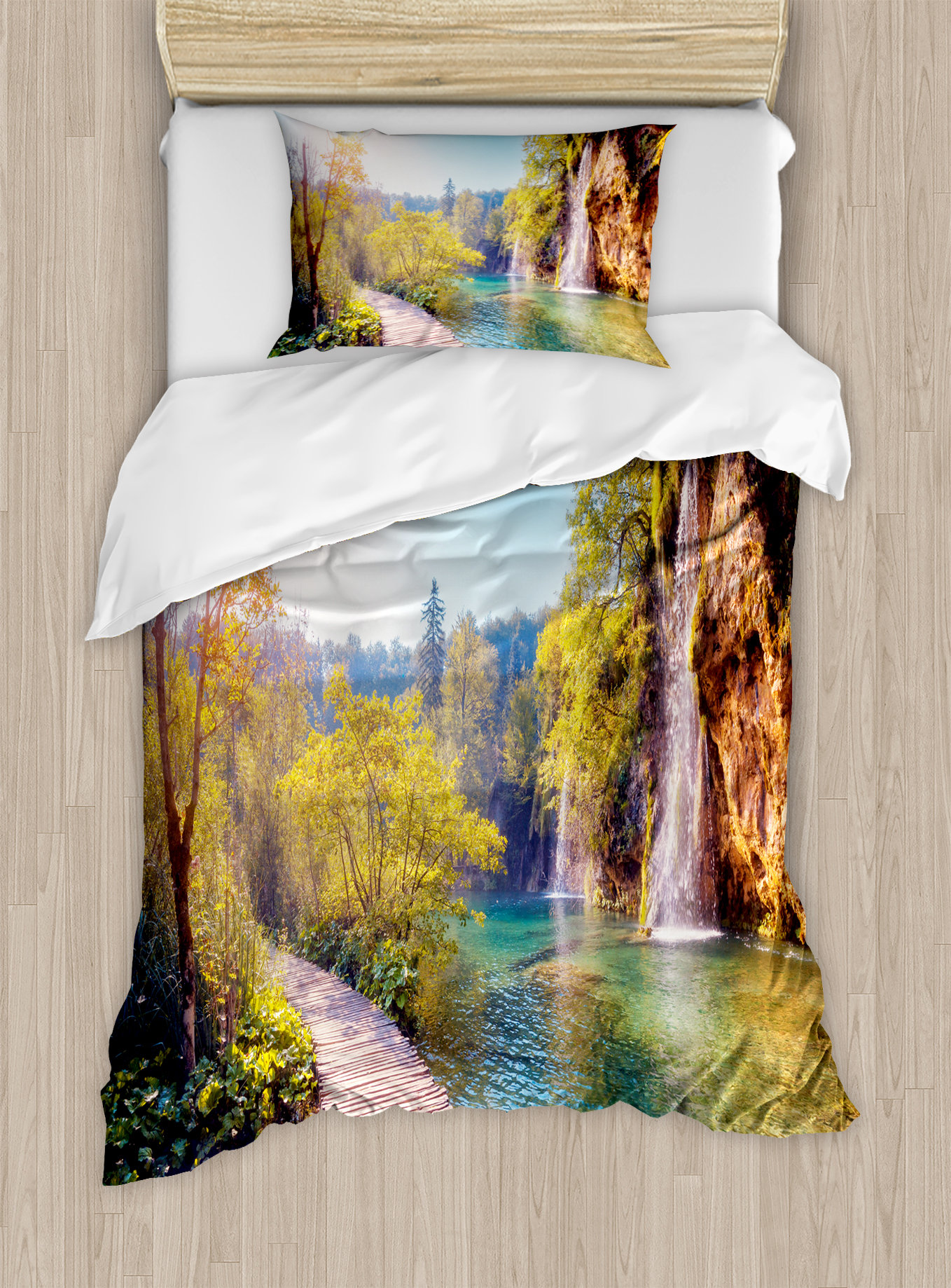 Ambesonne Nature Duvet Cover Set | Wayfair