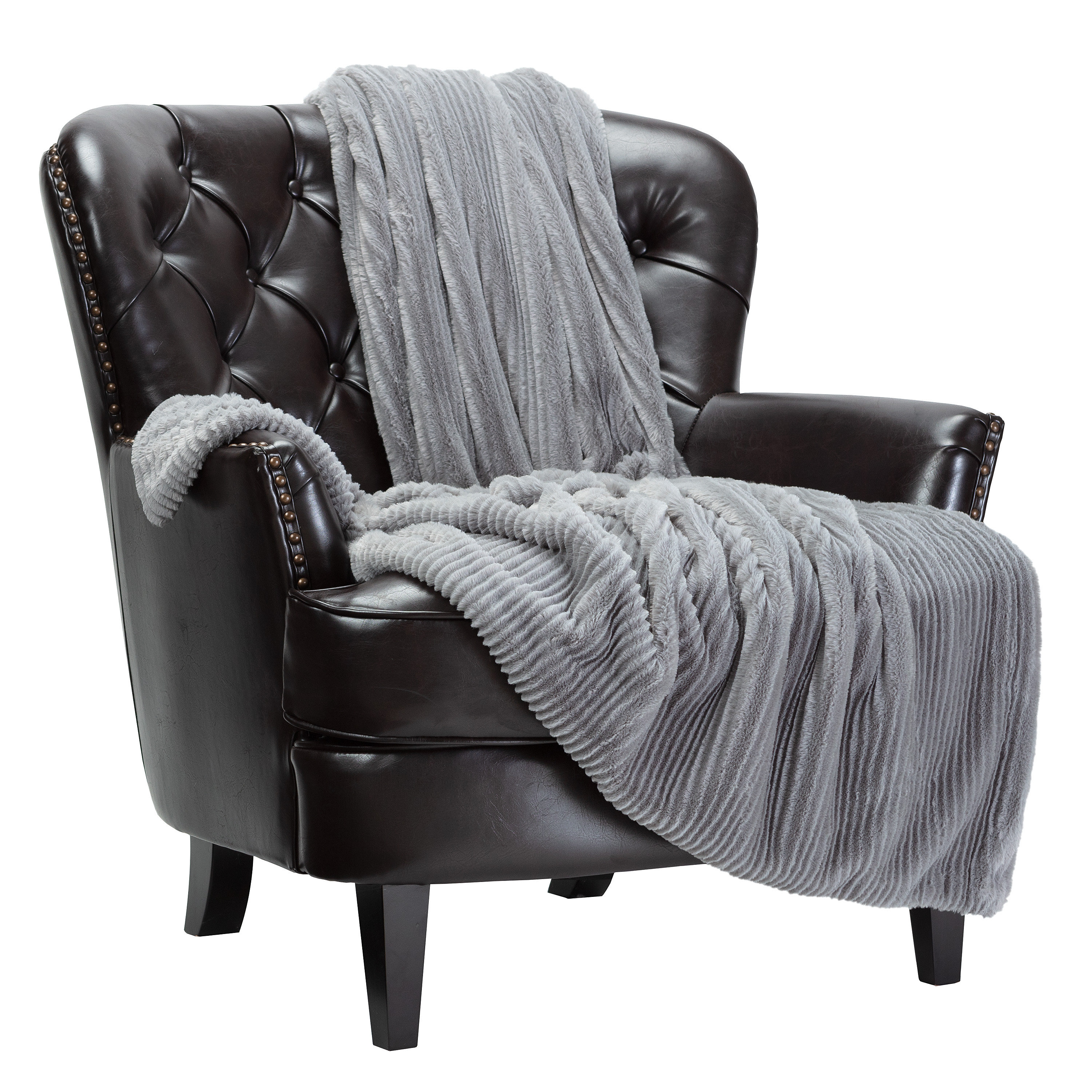 Chanasya Textured Softest Faux Fur Throw & Reviews | Wayfair