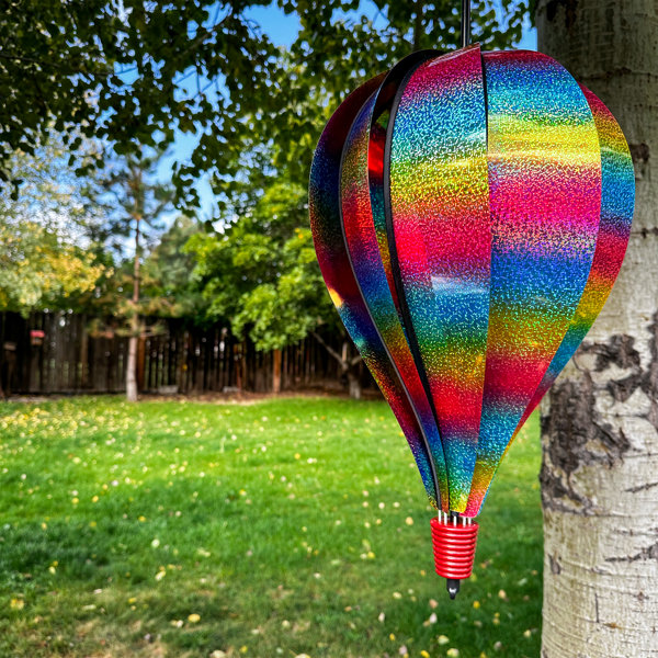 Latitude Run® Rainbow Whirl 10 Panel Hot Air Balloon & Reviews | Wayfair