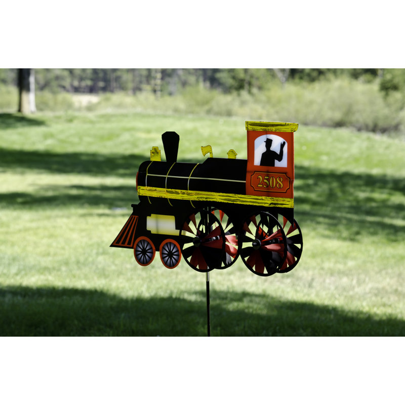 In The Breeze 24" Steam Engine Spinner & Reviews | Wayfair