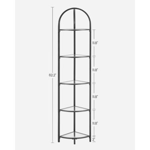 Mercer41 Lailamarie Corner Bookcase & Reviews | Wayfair