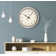 Roger Lascelles Clocks Large Metal Lascelles Circular 45cm Wall Clock ...