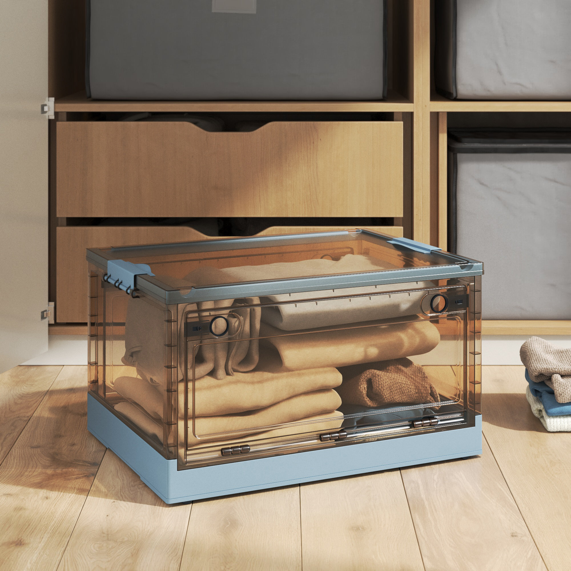 The Twillery Co.® ColorSize Stackable Storage Container & Reviews | Wayfair