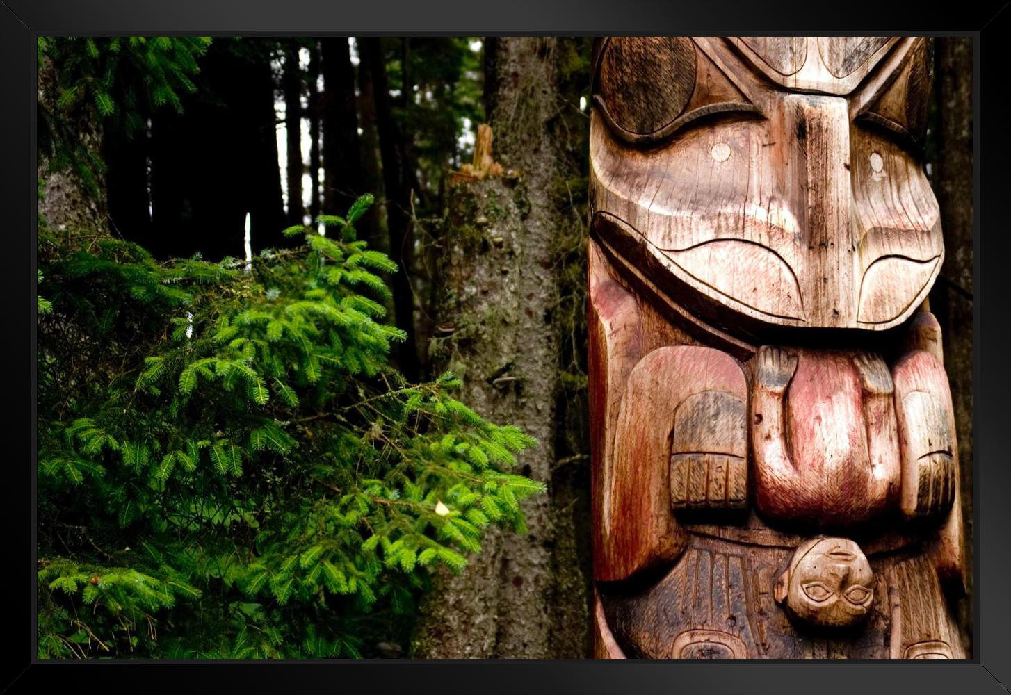 Latitude Run® Sitka Totems Sitka National Historical Park Photo Art ...