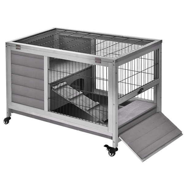 Tucker Murphy Pet™ Eilish Weather Resistant Rabbit Portable Hutch with ...
