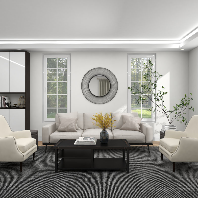 Dakota Fields Metal Wire Mesh Abstract Room Wall Mirror & Reviews | Wayfair