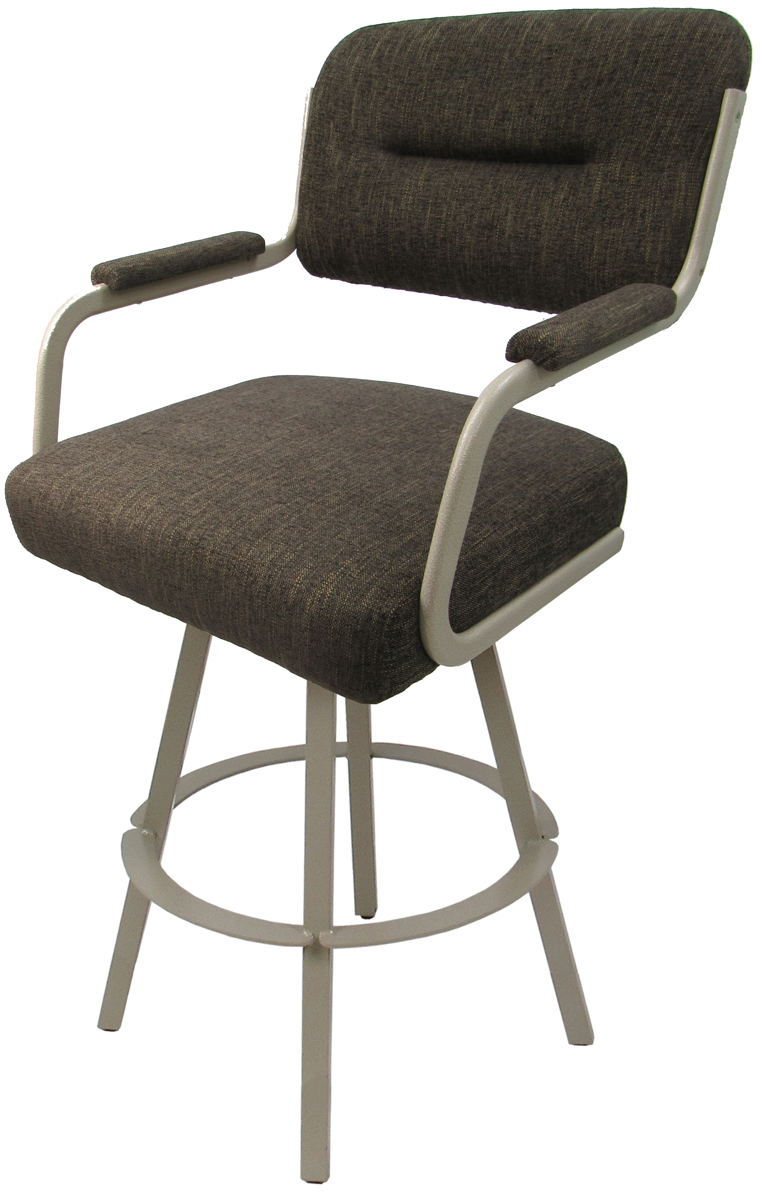Latitude Run® Rhuaran Swivel Upholstered 34'' Counter Extra Tall Stool ...