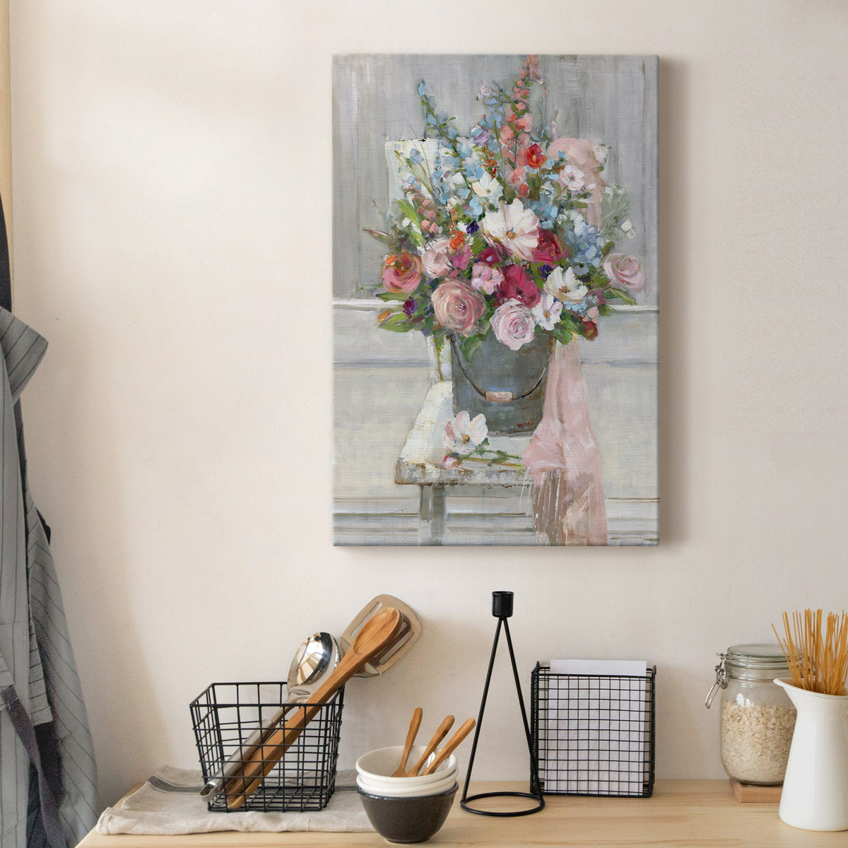 Charlton Home® Sit Down for a Spell - Wrapped Canvas Painting | Wayfair