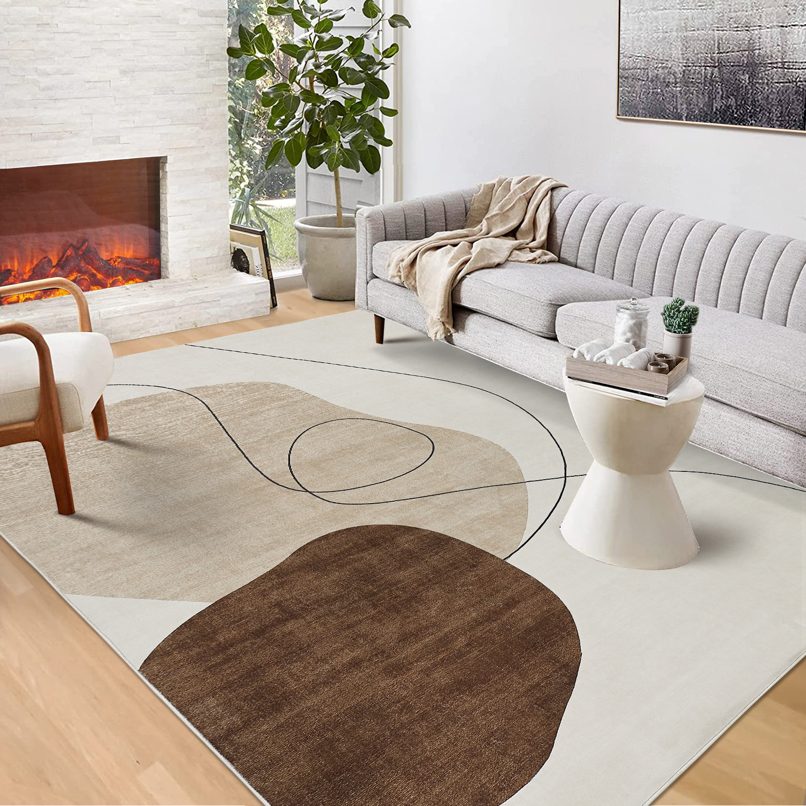 Wrought Studio™ Emberrose Area Rug | Wayfair