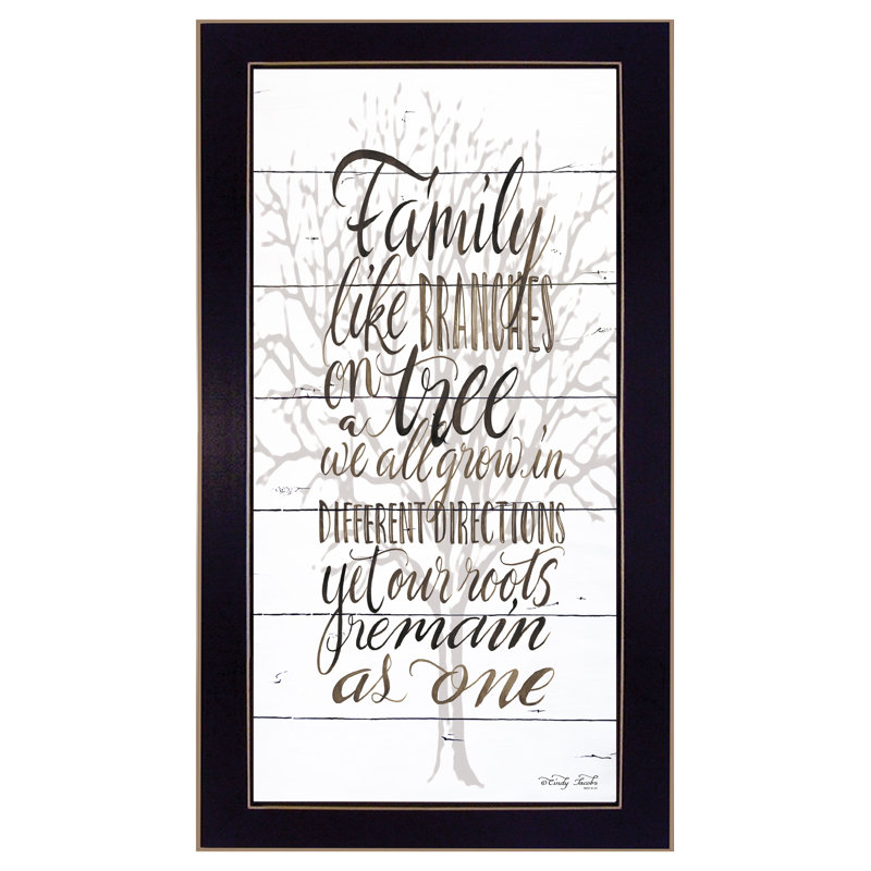 Trinx Family Framed Wall Art for Living Room, Home Wall Décor By Cindy ...