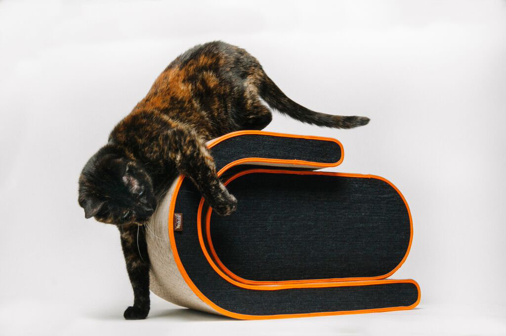 P.L.A.Y. Arty Recycled Paper Cat Scratcher and Scratching Post ...