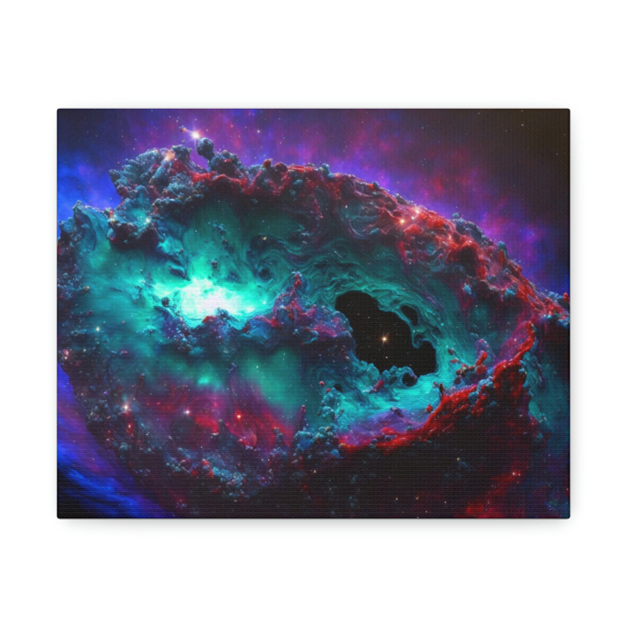Hokku Designs Galaxy Effects - Wrapped Canvas Rectangle Illustration ...