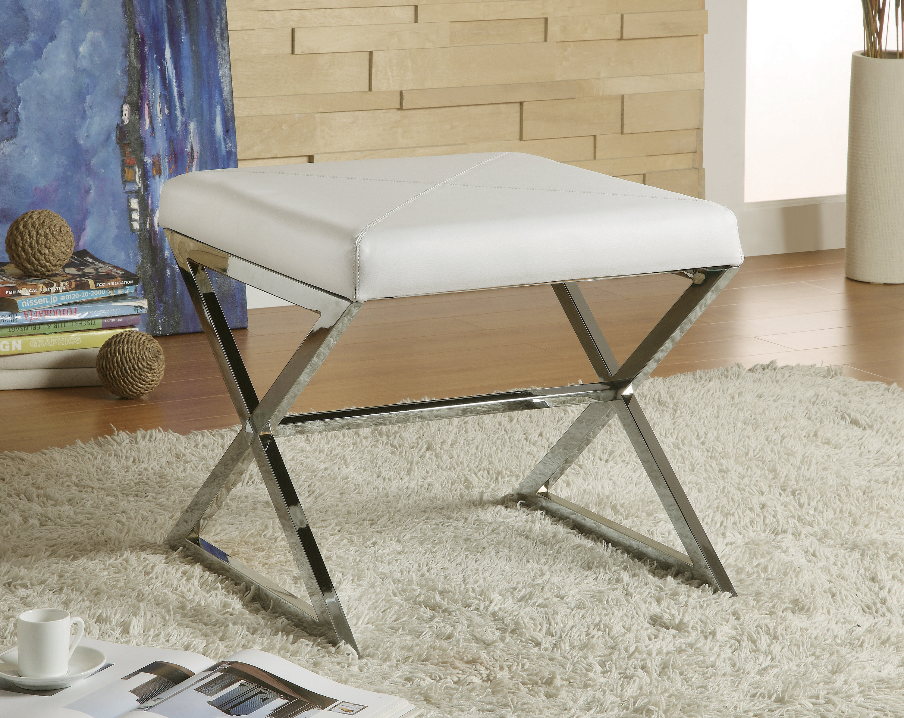 Wade Logan® Azalyn Metal Accent Stool & Reviews | Wayfair