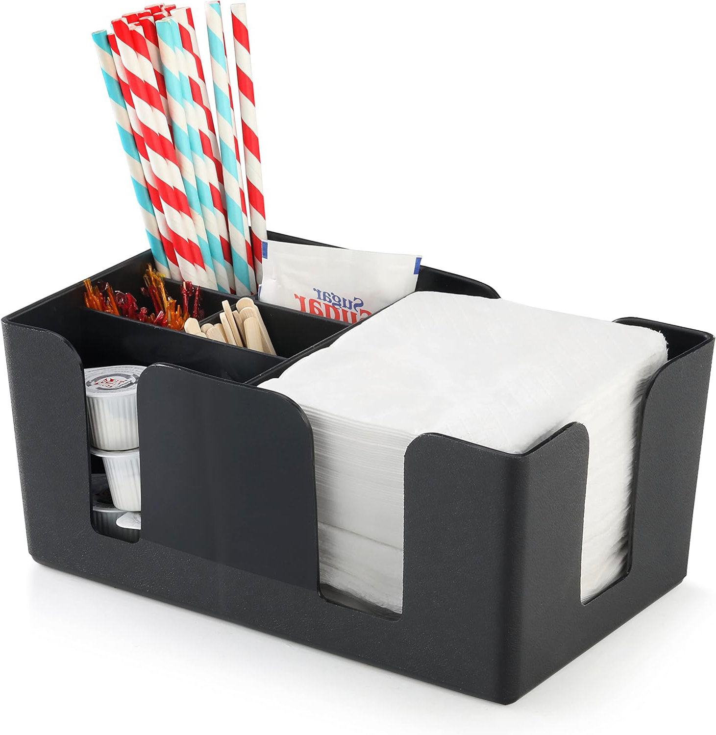 Umedas Durable Plastic Bar Caddy Organizer with 6 Compartments | Wayfair