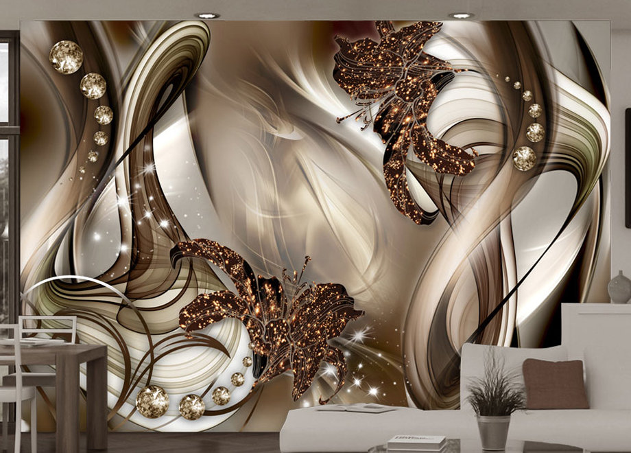 East Urban Home Eccentric Composition Wall Mural | Wayfair