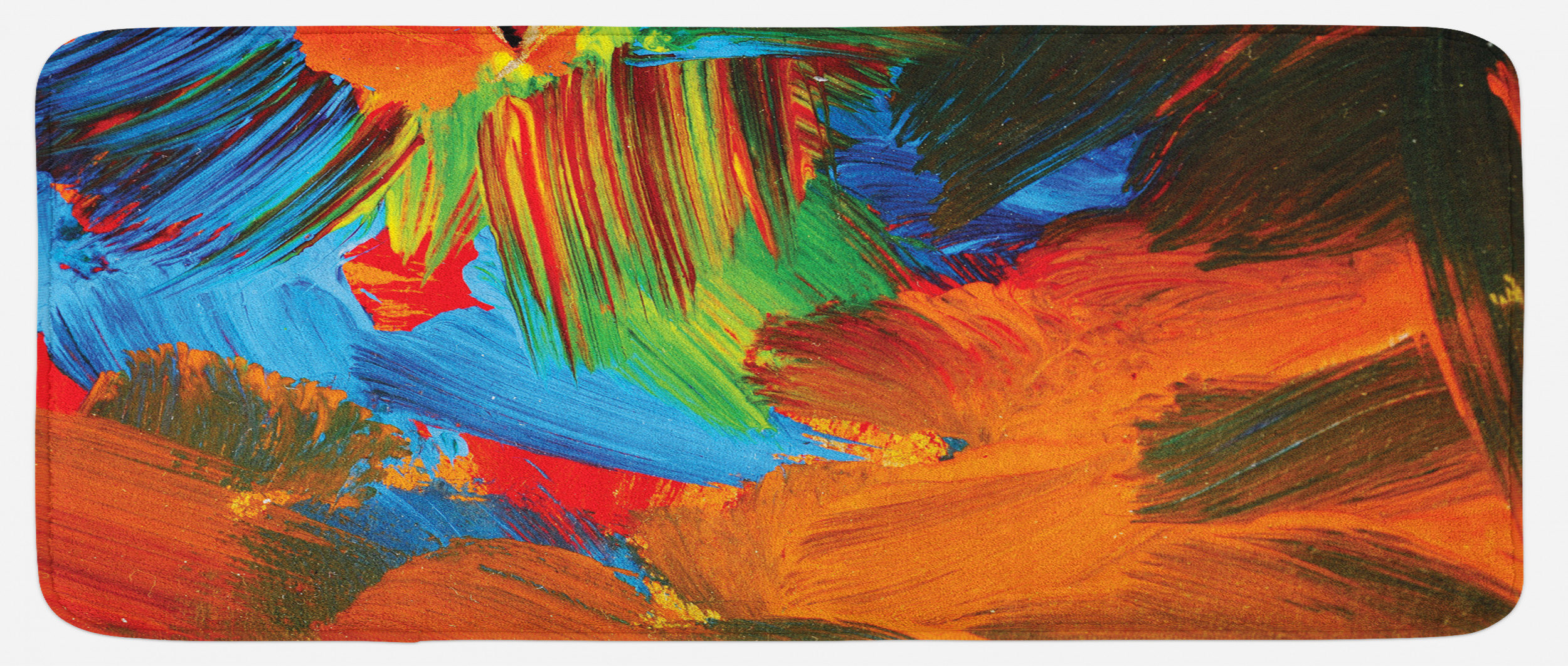 East Urban Home Colorful Kitchen Mat & Reviews | Wayfair