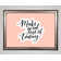 Brayden Studio Make Good Use Of Today - Single Picture Frame Print ...