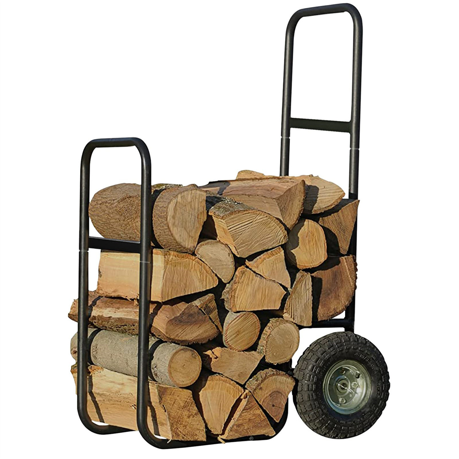 Arlmont & Co. Rawan Metal Log Rack | Wayfair