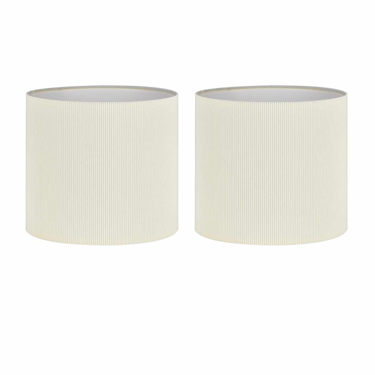 17 Stories Maynar 15cm H x 16cm W Cotton Round Lamp Shade ( Uno ) in ...