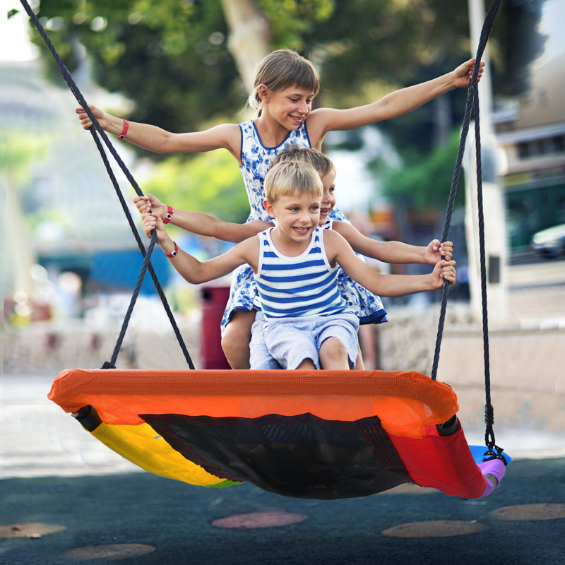 Klo Kick 700lb Giant 60" Skycurve Platform Tree Swing with 2 Hanging ...