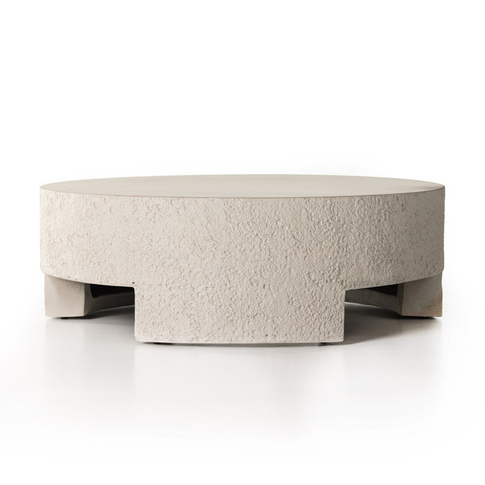 AllModern Hobart Stone/Concrete Coffee Table | Wayfair