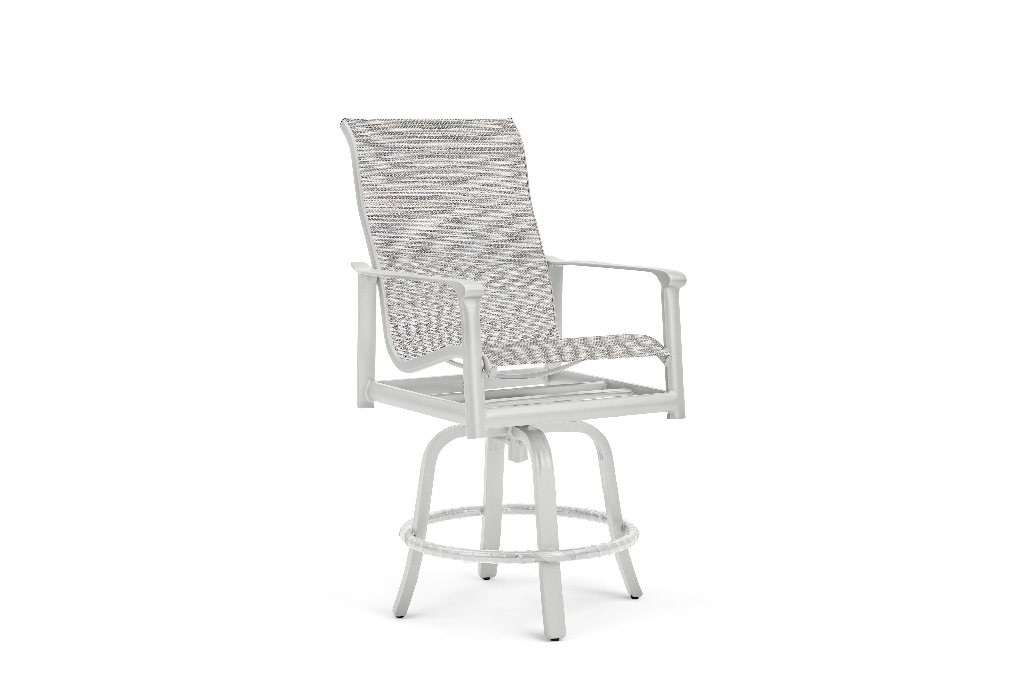 Winston Aspen Sling High Back Swivel Balcony Stool | Perigold