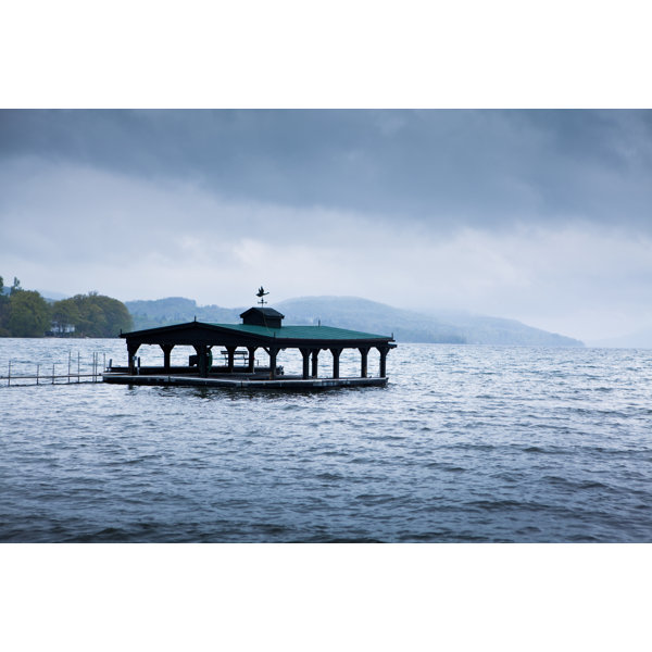 Beachcrest Home Adirondack Lake Pier Over The Water by Pgiam - No Frame ...